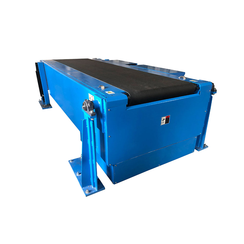 Telescopic Truck Loading Rubber Flat Belt Conveyor with End Package ...