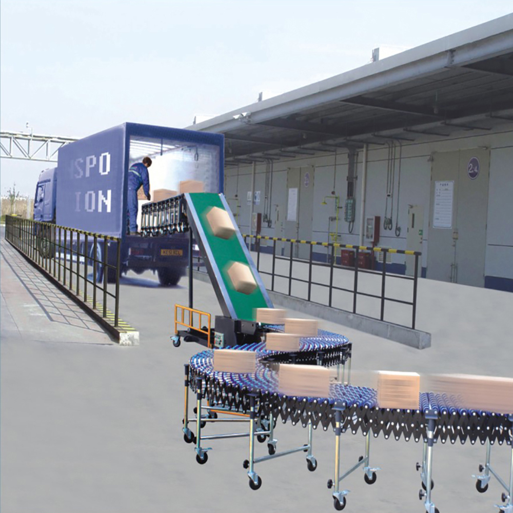 China Origin 40ft Container Loading and Unloading Conveyor-YiFan Conveyor