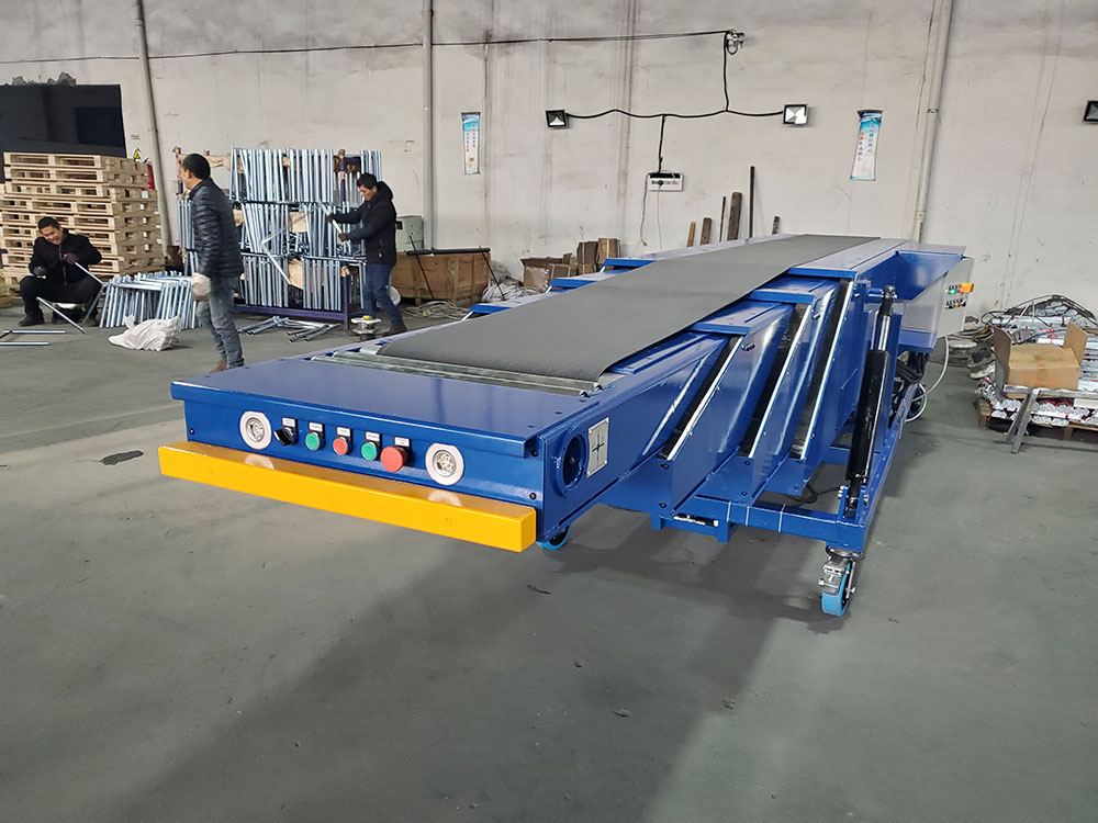 Extendable Conveyor Belt for Loading Unloading Cartons into Containers/trucks...