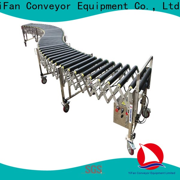 Custom Angled Roller Conveyor Durable Suppliers for Harbor | YiFan Conveyor