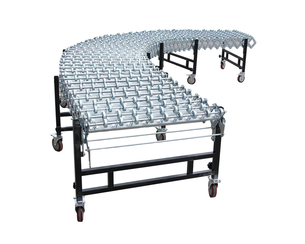 Heavy Duty Flexible Extendable Skate Roller/Wheel Conveyor for Warehouse