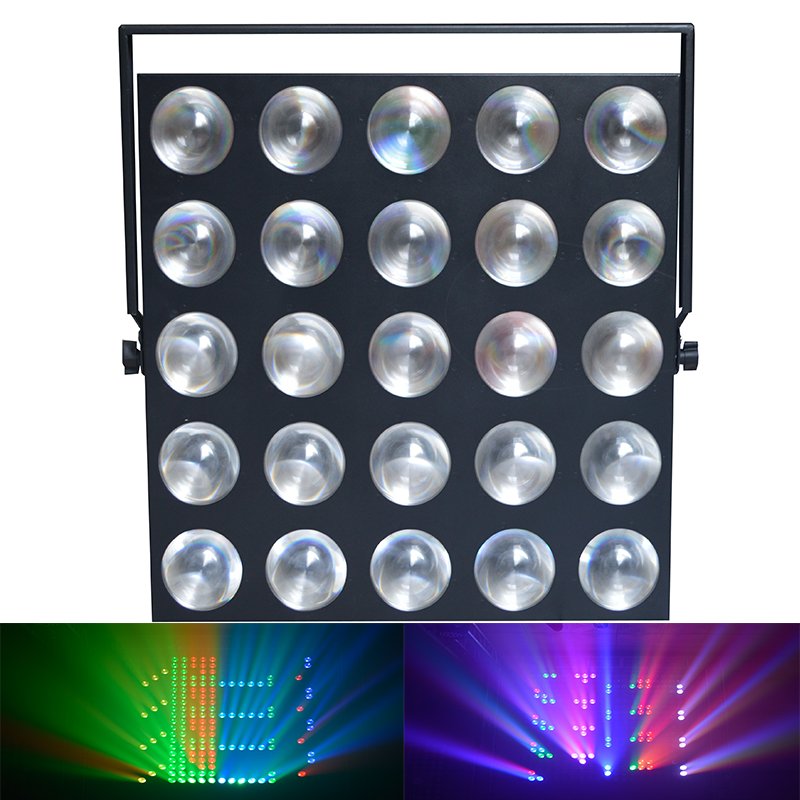 LED Matrix Beam Blinder Light 25X10W RGB Color MS-MTX25B Info-