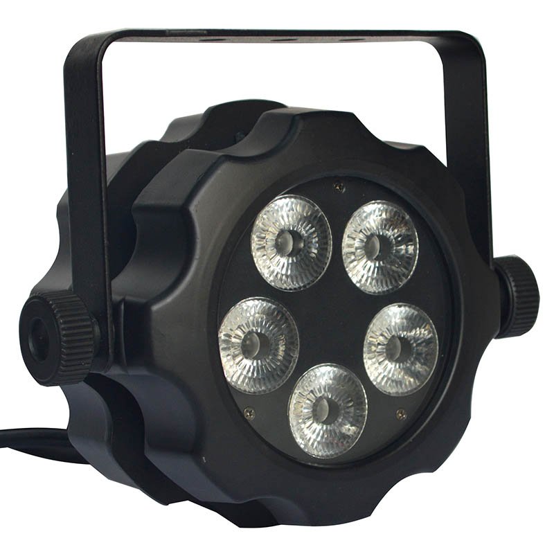 Waterproof 6in1 Led Mini Par Light 5x18w Rgbwa+uv Marslite