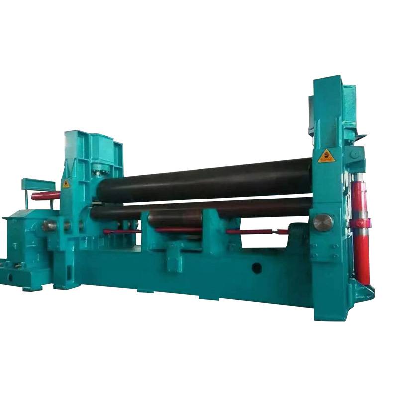 Asymmetrical Plate Rolling Machine Three-roller Plate Bending Machine ...