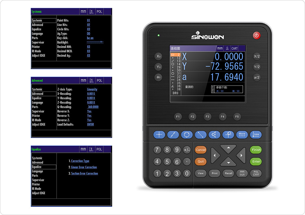 Professional Digital Readout & Optical Comparator Accessories