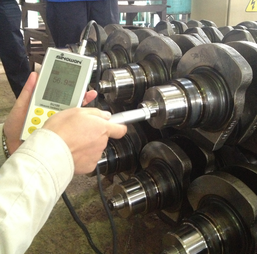 Ultrasonic Hardness Tester for Crankshafts | Non-Destructive Testing ...