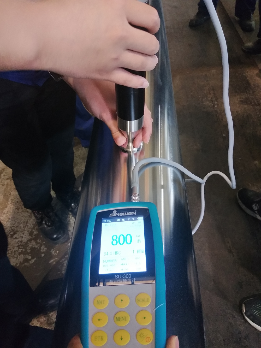 Sinowon Ultrasonic Hardness Tester: Non-Destructive Round Bar Testing ...