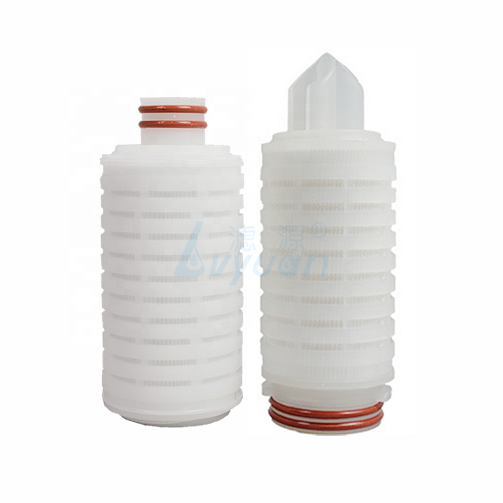 10 20 30 40 Inch 0.45 Micron Pleated Filter Cartridge Pes/pvdf/nylon ...
