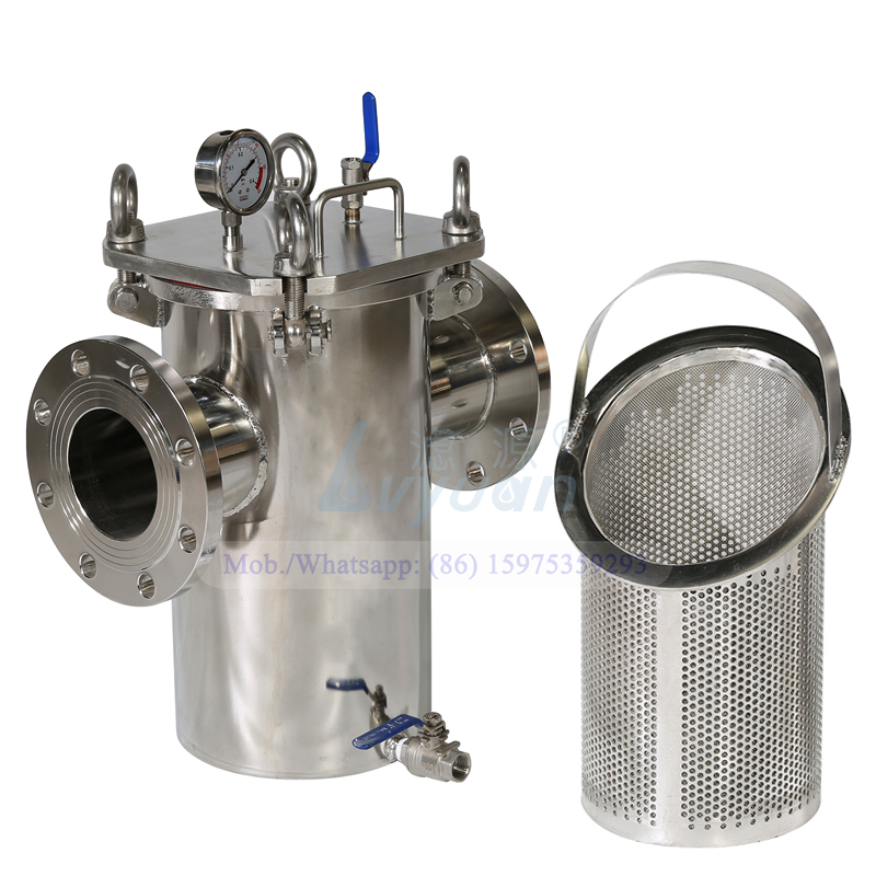 DN50 DN80 Flange Connection Stainless Steel SS304 316L Single Basket ...