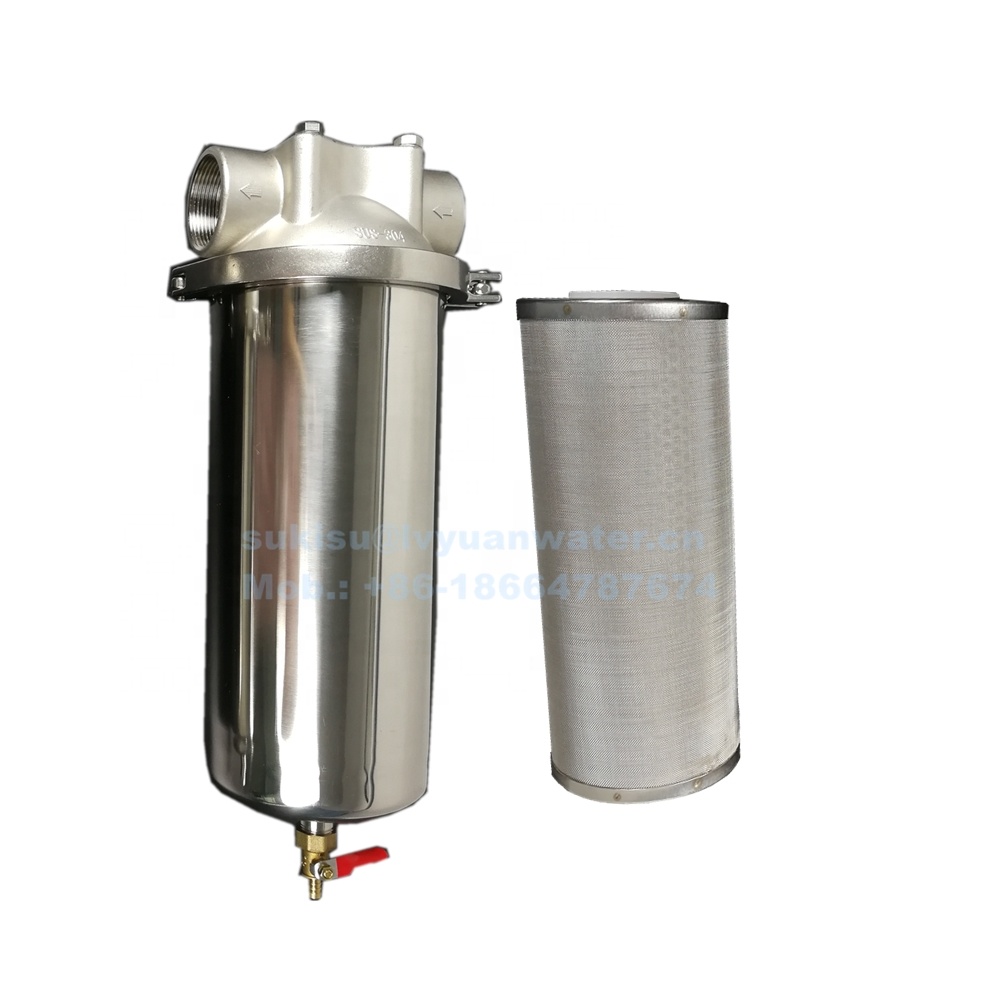 Industrial Oil Filter Liquid Filter SUS 10/20/30/40 Inch 304 316L ...