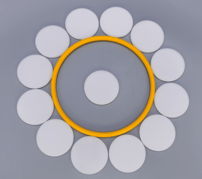 Medical Industry Sintered 60um Polyethylene Porous Filter Disc | Lvyuan