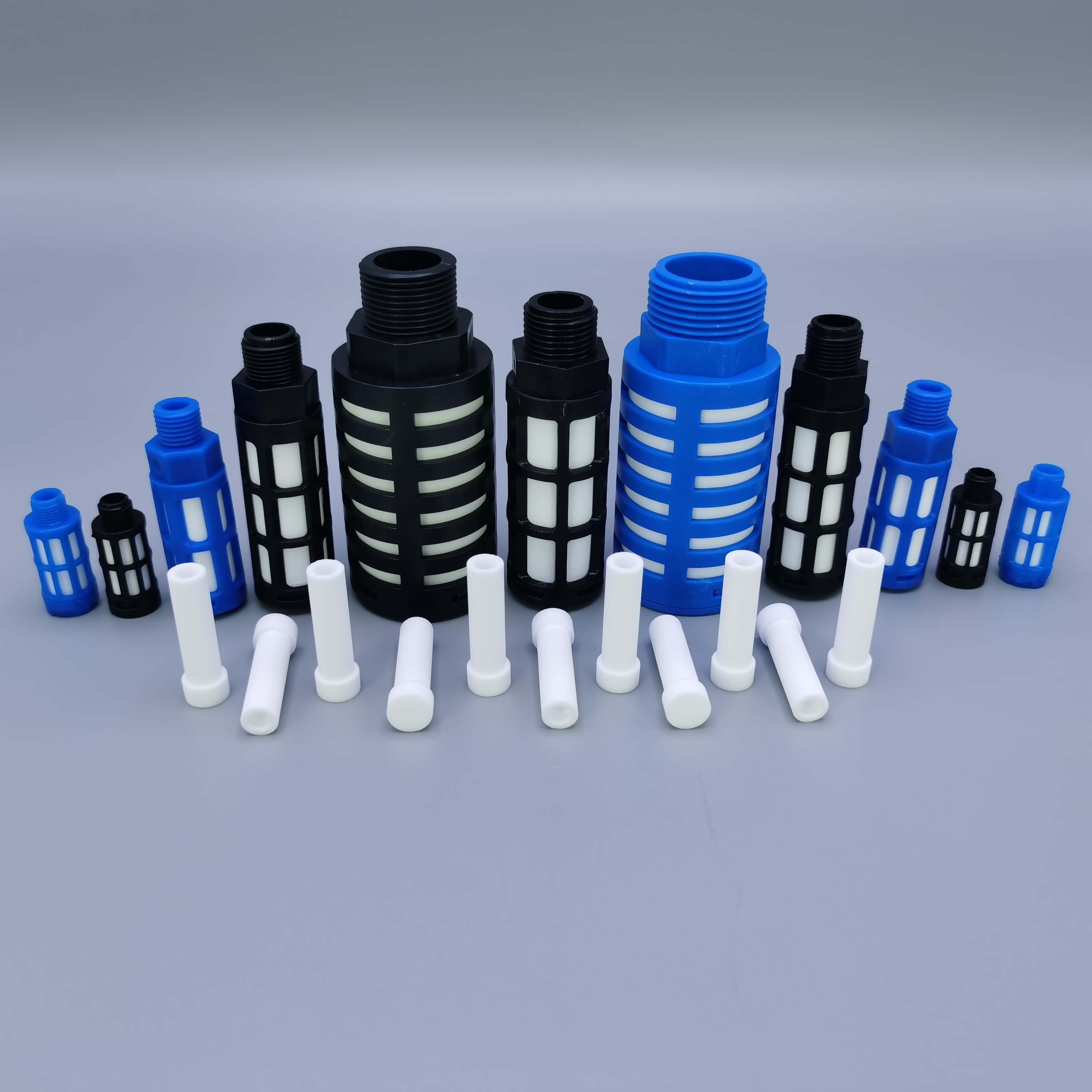 Pneumatic Plastic Muffler Silencer with Sound Absorbing | Lvyuan