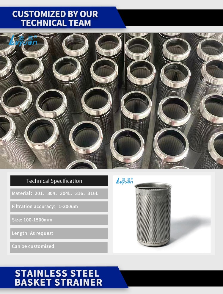 Sintered Stainless Steel SS316 Cartridge Basket Strainer Element ...