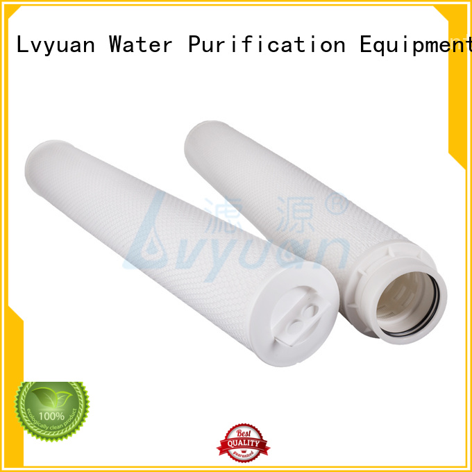 40 Inch High Flow Pleated Cartridge Filter for Industrial Liquid Filtration