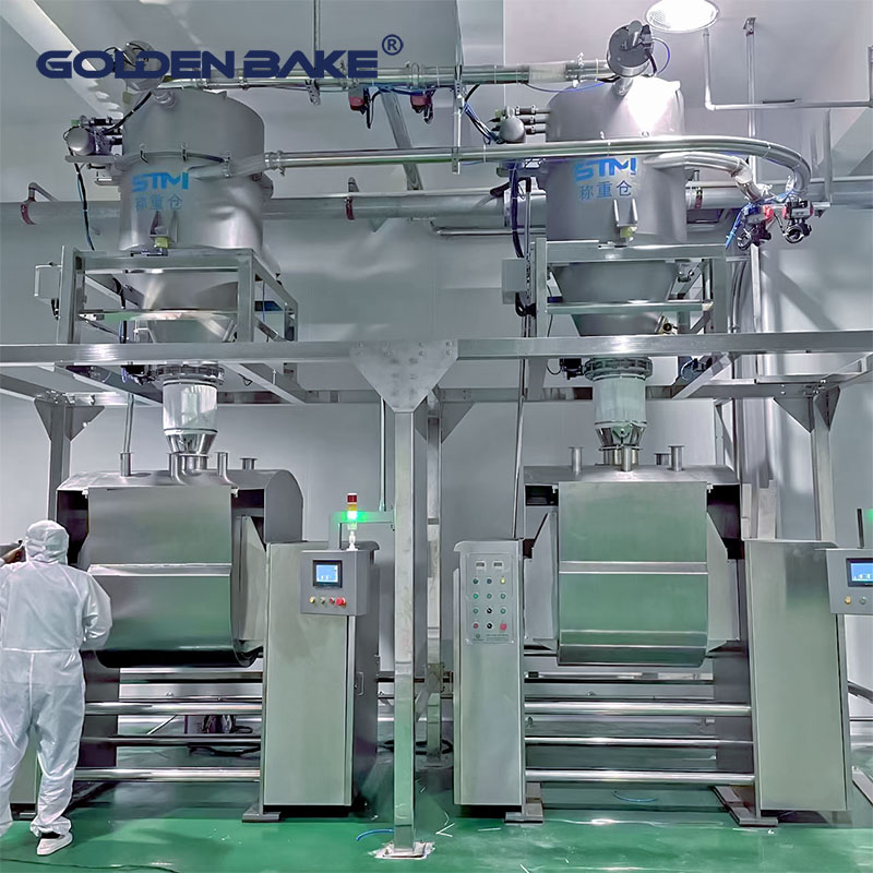 Flour Silo System for Biscuit Production Line, Automatic Dosing System ...