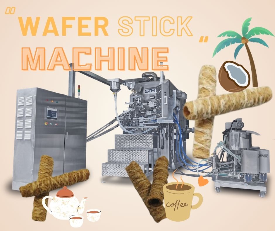 Automatic Egg Roll Machine Wafer Stick Making Machine | Golden Bake