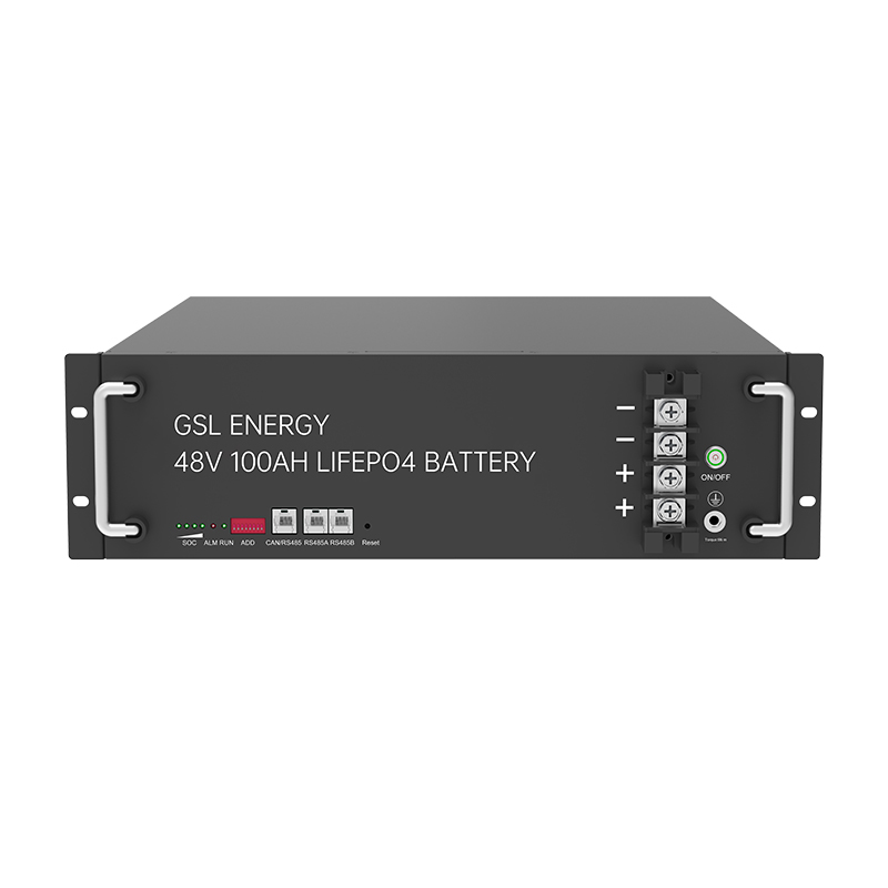 GSL ENERGY Lifepo4 Cell 48V 100Ah Telecom Batería de fosfato de iones de litio montada en ...
