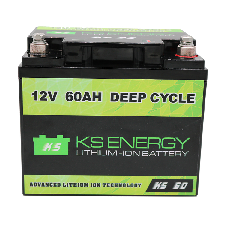 12V 60AH Deep Cycle Lifepo4 Lithium Motorcycle Battery