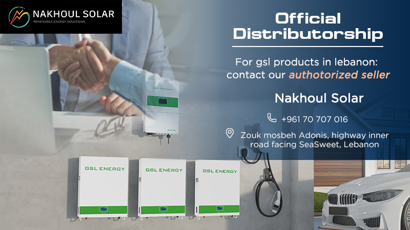 Felicitaciones a Nakhoul Solar por adquirir la distribución en el Líbano