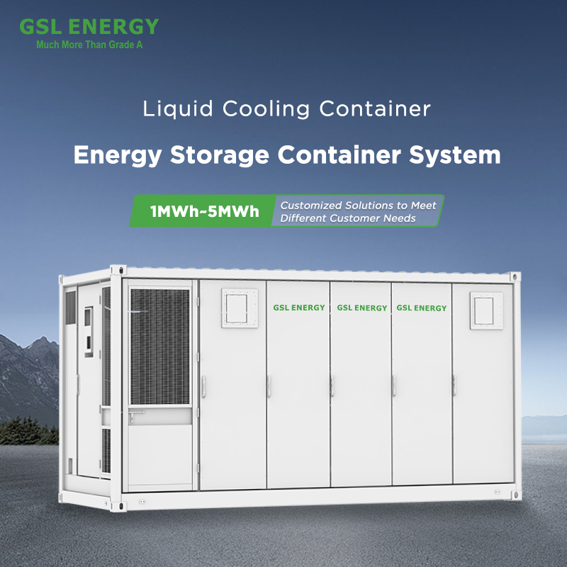 Liquid Cooling BESS Container, 5MWH Container Energy Storage System | GSL Energy