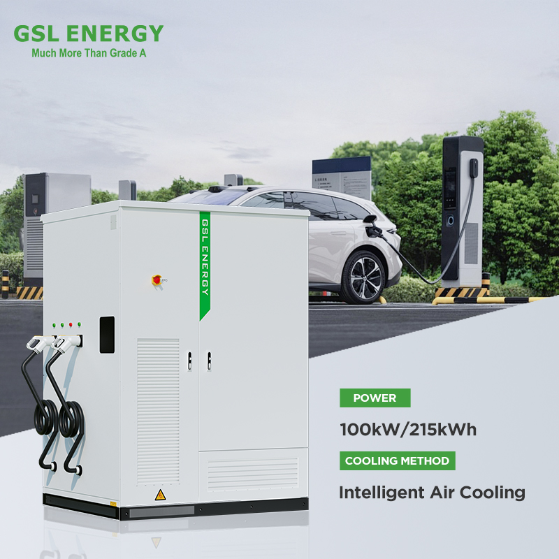 100kWh Solar 280Ah LiFePO4 Battery, Air-cooling Energy Storage Cabinet | GSL Energy