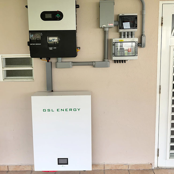 10kWh GSL Wall-Mounted Battery Paired with Luxpower 12kW Off-Grid ...
