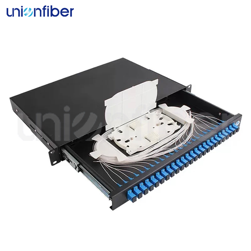 Lc Fiber Patch Panel Black Or Customized Wholesale - Unionfiber ...