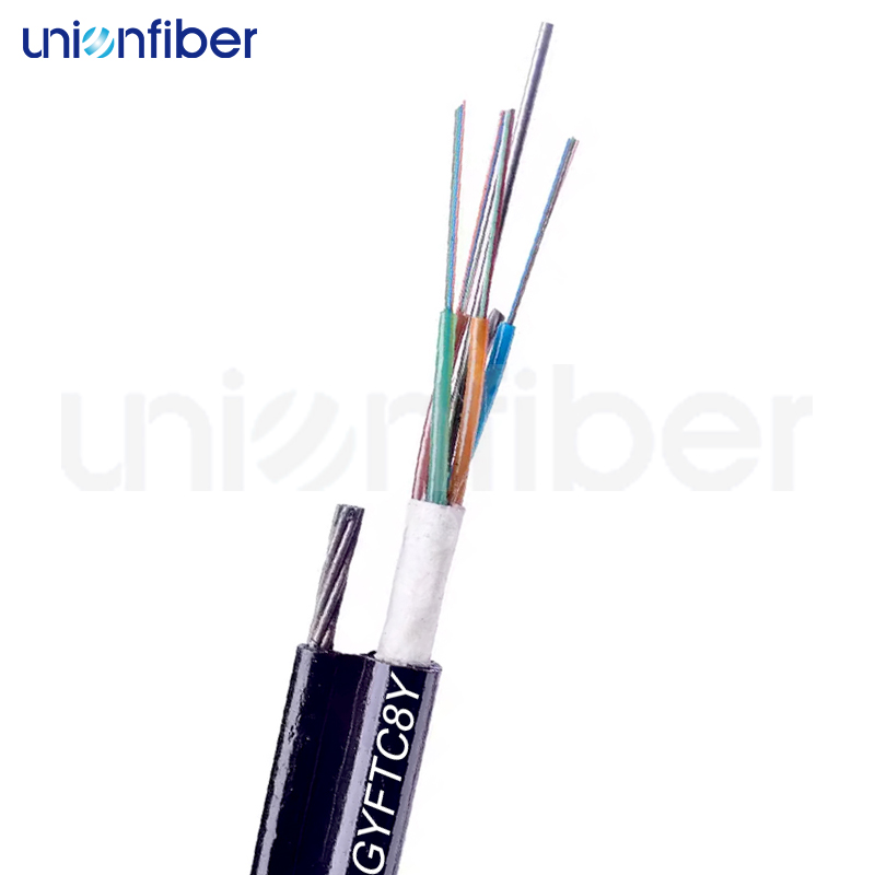 Self-supporting Aerial Optical Cable 4 Core 48 Core GYFTC8Y Fiber Optic ...