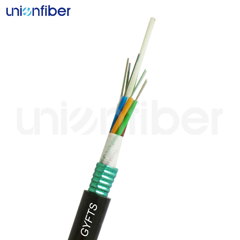 Outdoor Stranded Loose Tube FRP CST Armor GYFTS Fiber Optic Cable ...
