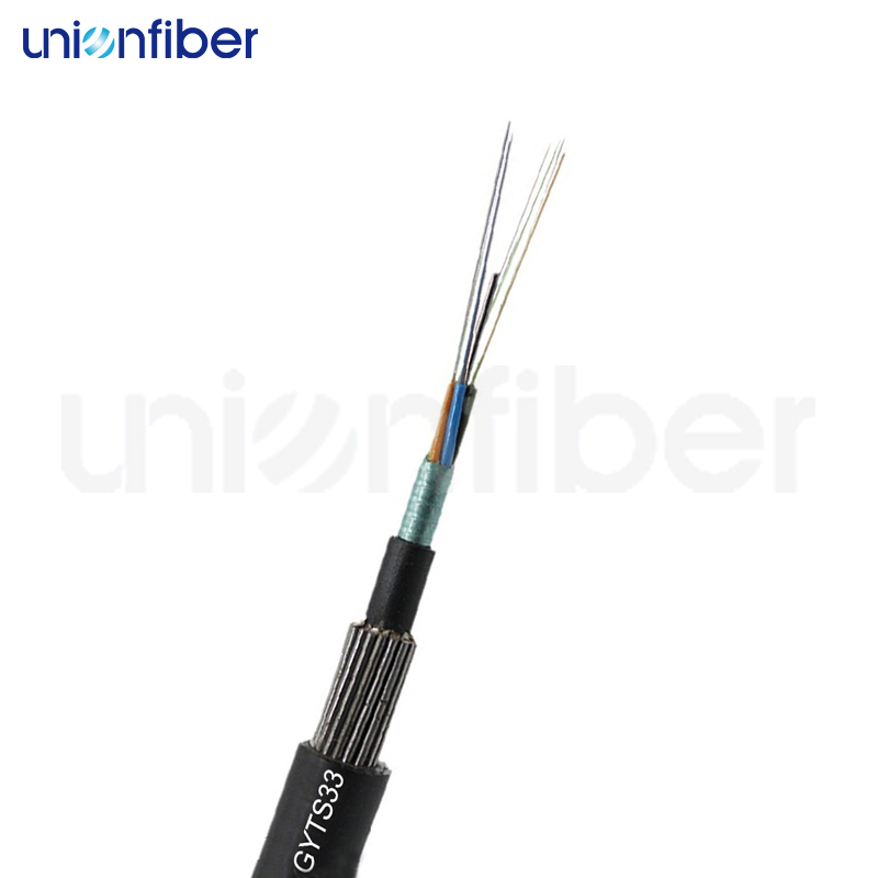Steel Wire Armored Fibre Optic Cable Underwater Or Direct Buried 24 48 ...
