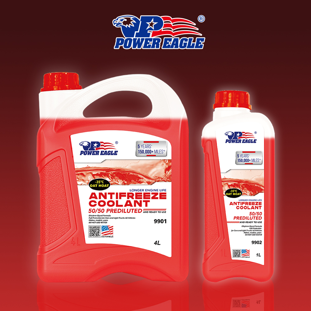 POWER EAGLE Premium Concentrate Antifreeze and Coolant for All Vehicles ...