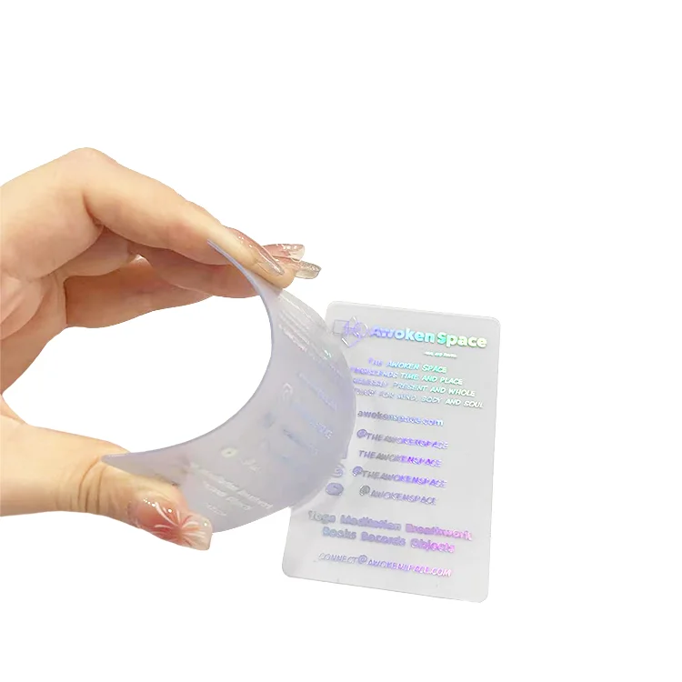 Wholesale Transparent Pvc Business Cards Manufacturer | Colorful