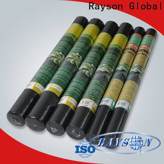 Rayson High Quality Black Garden Weed Barrier Factory | Rayson Nonwoven