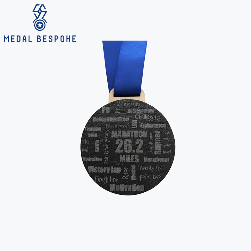 Customized Commemorative Slate Medal — Medal Bespoke