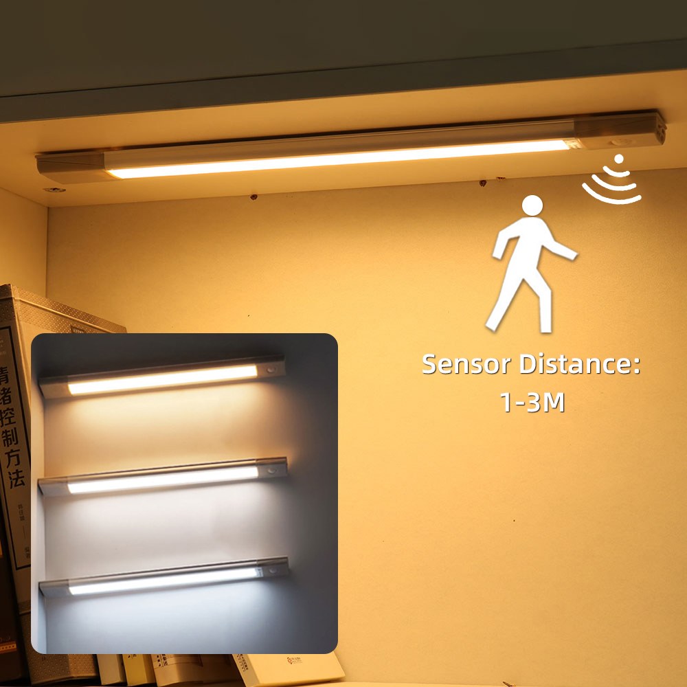 Rechargeable Motion Sensor Cabinet Light 40cm 60cm Kitchen Use - GO OCEAN