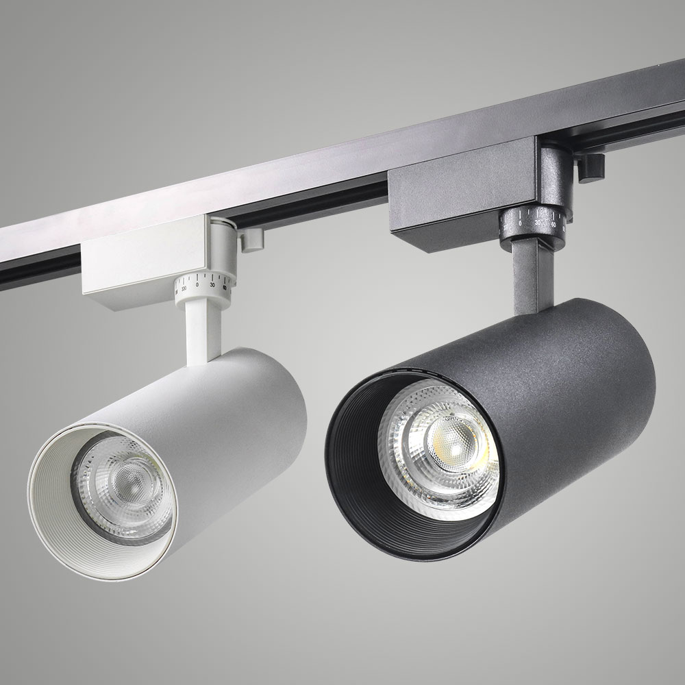 Modern Surface Mounted Spotlights Adjustable 10W COB TrackLight/Track ...