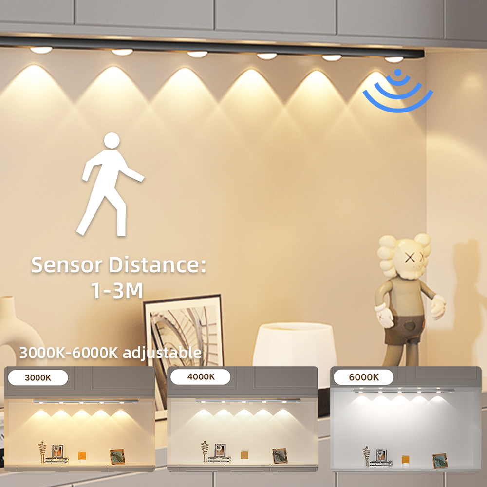 Ultra-thin Dimmable Closet Lights Wireless Under Cabinet Lighting ...