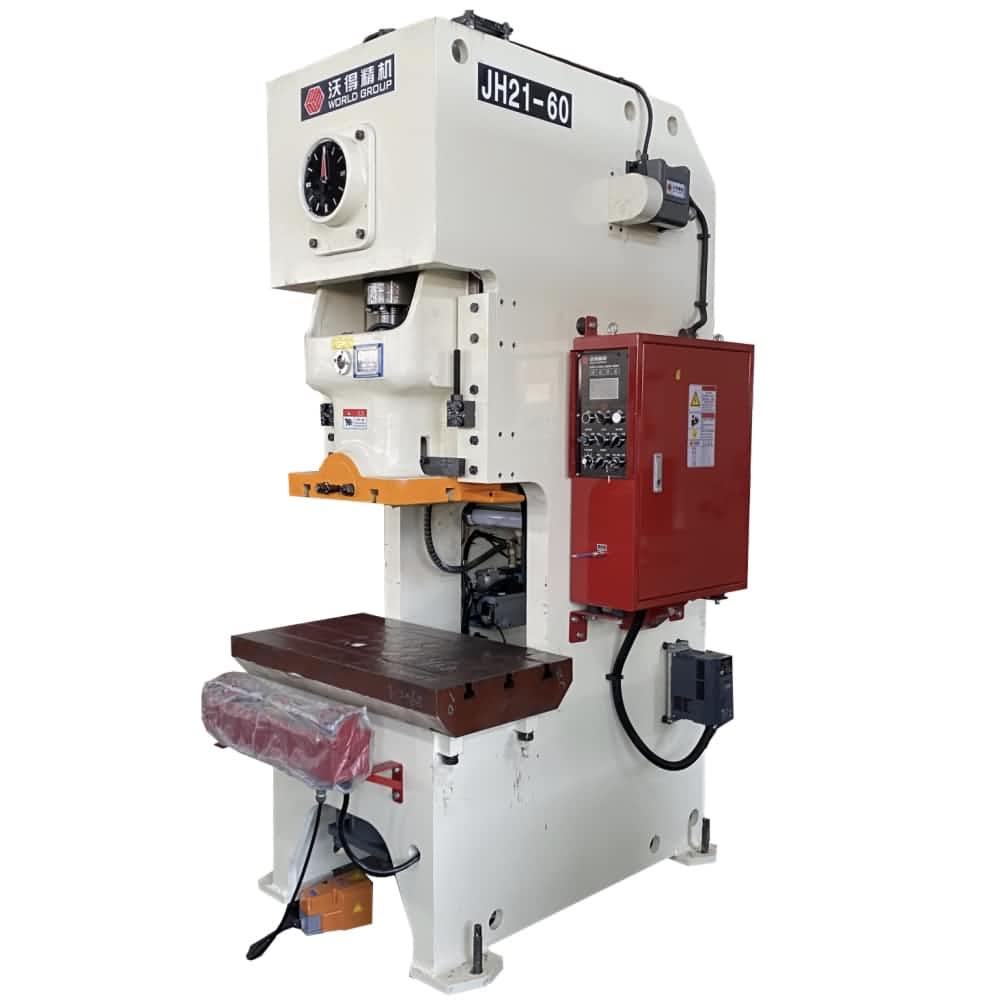 Punzonadora Jh21 Jh21 60ton C Marco Prensa eléctrica de perforación de manivela única