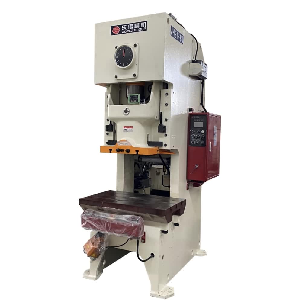 Jh21-80 World Brand C Frame Mechanical Power Press Machine for Sale | World