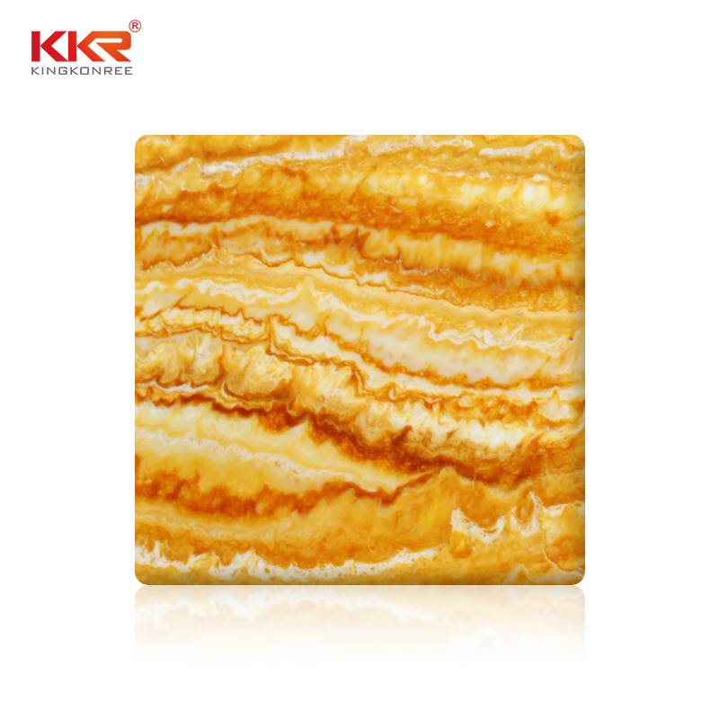 Marble Design Translucent Solid Surface Sheet | Kingkonree