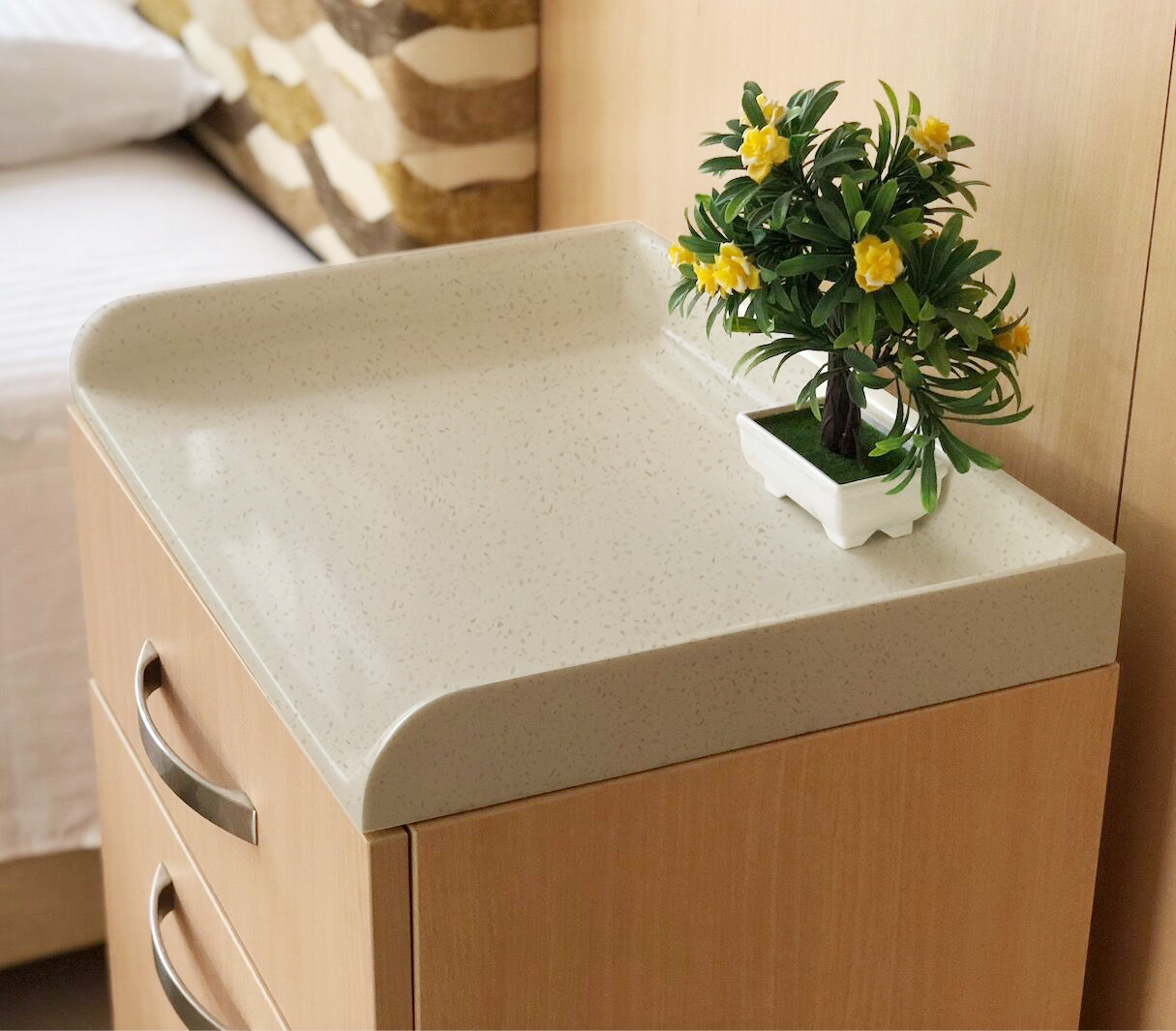 Customized Solid Surface Tops for Hospital Project
