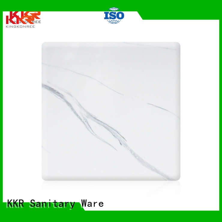 High-quality Artificial Marble Texture Pattern Solid Surface Sheet Kkr-m8819...