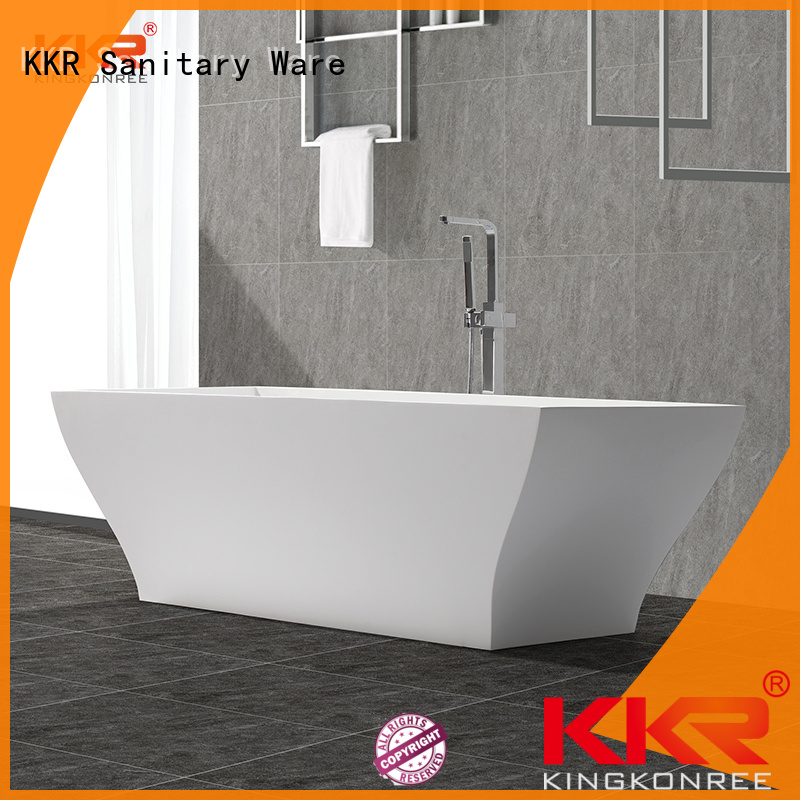 Contemporary Freestanding Tub | Solid Surface Bathtub | KingKonree