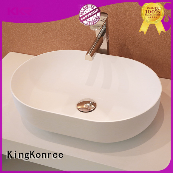 Square Above Counter Bathroom Sink | Above Counter Basin | KingKonree