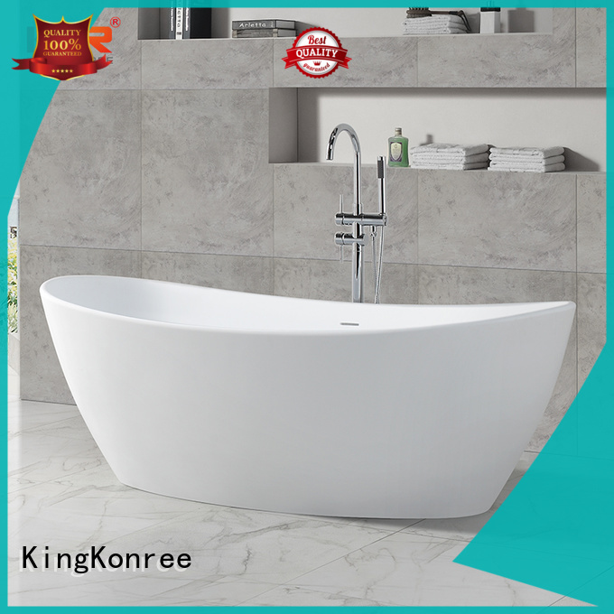 Round Freestanding Bathtub | Solid Surface Bathtub | KingKonree
