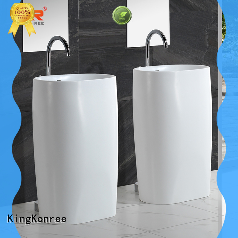 Acrylic Basin Stands for Bathrooms Design for Motel | KingKonree