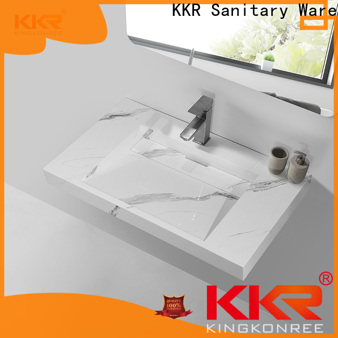 European Wall Hung Bathroom Basin Customized for Toilet | KingKonree