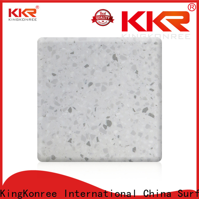 2440mm White Solid Surface Countertops Design for Home | KingKonree