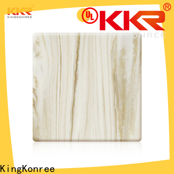 Practical Solid Surface Sheet Slabs Design for Indoors | KingKonree