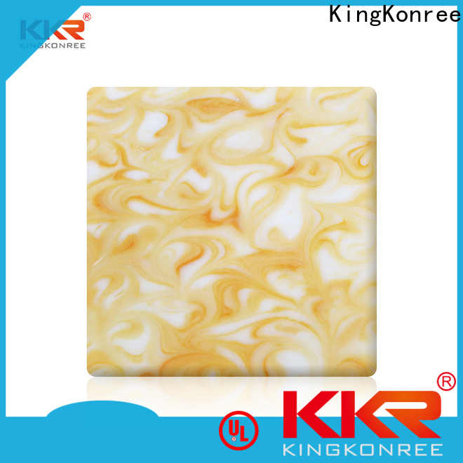 Durable Translucent Solid Surface Material Top Brand for Bathroom | KingKonree